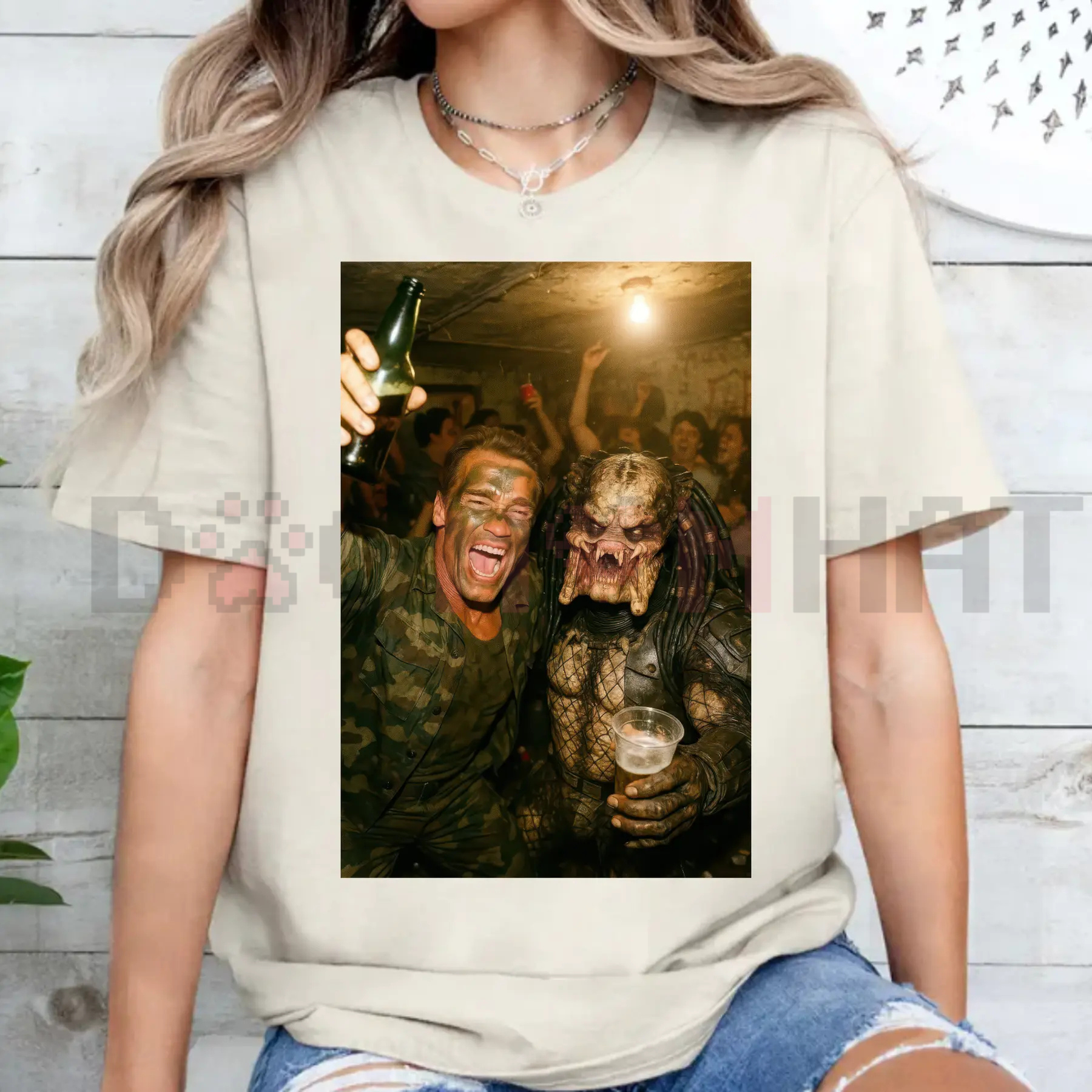 PREDATOR Iconic 80s Sci-Fi Movie T-Shirt – Dog Mom Hat